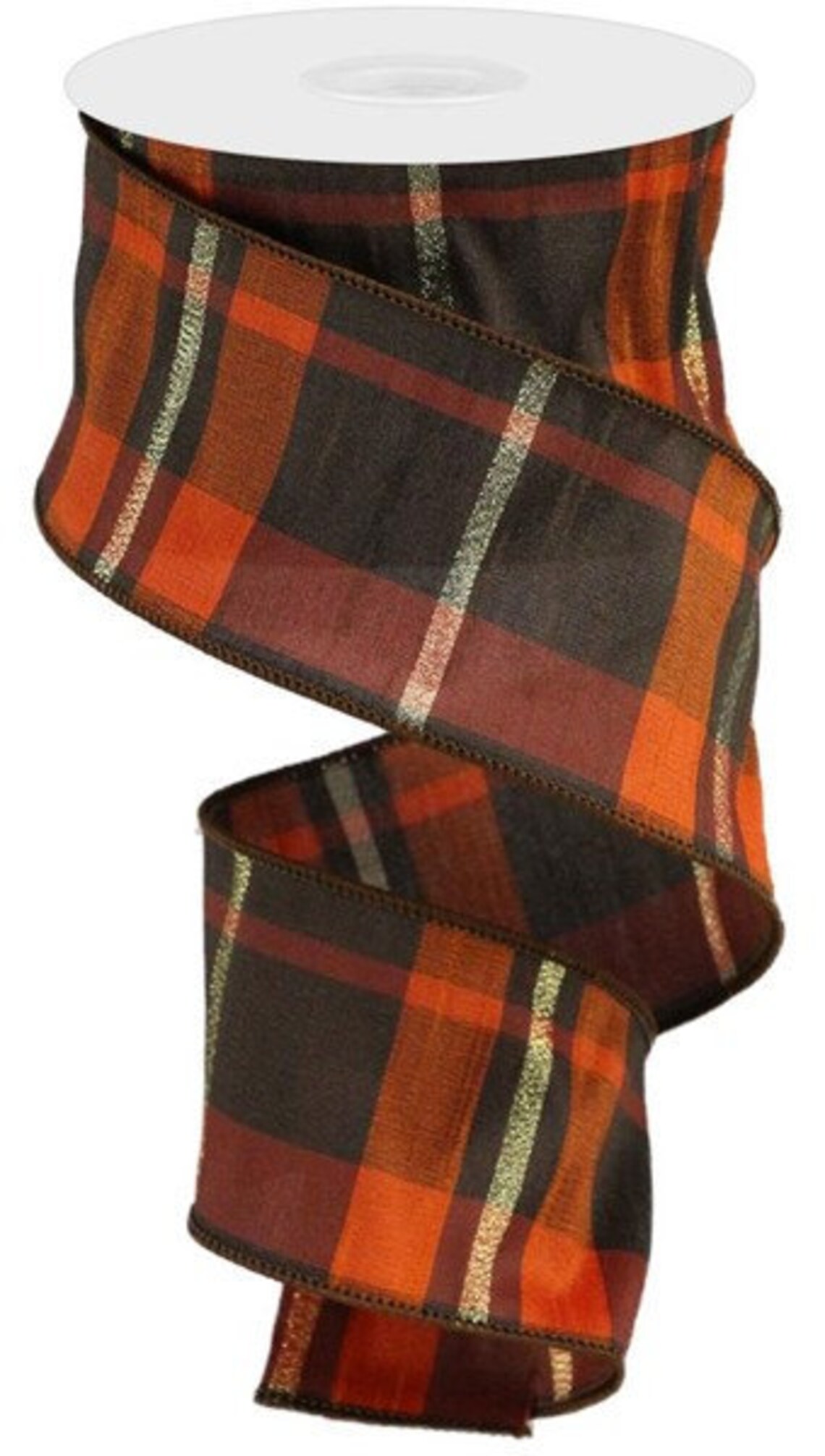 Fall Plaid Wired Ribbon by the Roll 2.5 X 10 Yards - Etsy