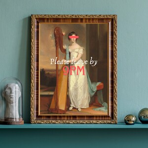 Altered Art Portrait Material Girl Vintage Poster | Girly Room Decor ...