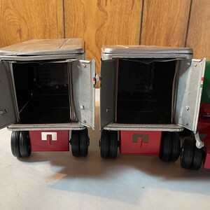 Vintage Consolidated Freightways Tractor & Double Van Trailers and Joe ...