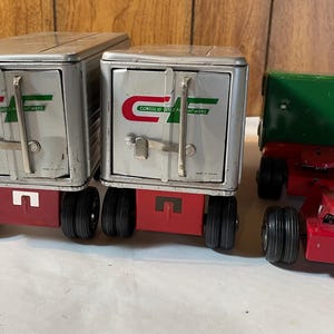 Vintage Consolidated Freightways Tractor & Double Van Trailers and Joe ...