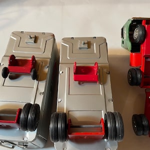 Vintage Consolidated Freightways Tractor & Double Van Trailers and Joe ...