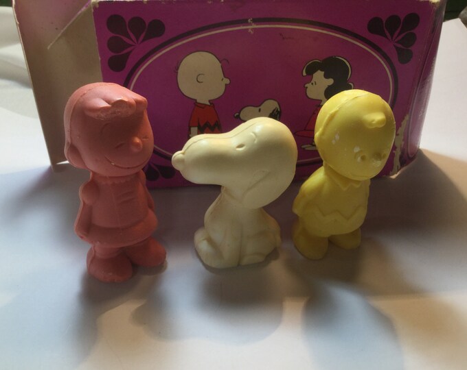 Vintage Avon Snoopy Soap Peanuts Gang Soaps Charlie Brown Lucy Original ...