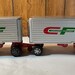 Vintage Consolidated Freightways Tractor & Double Van Trailers and Joe ...