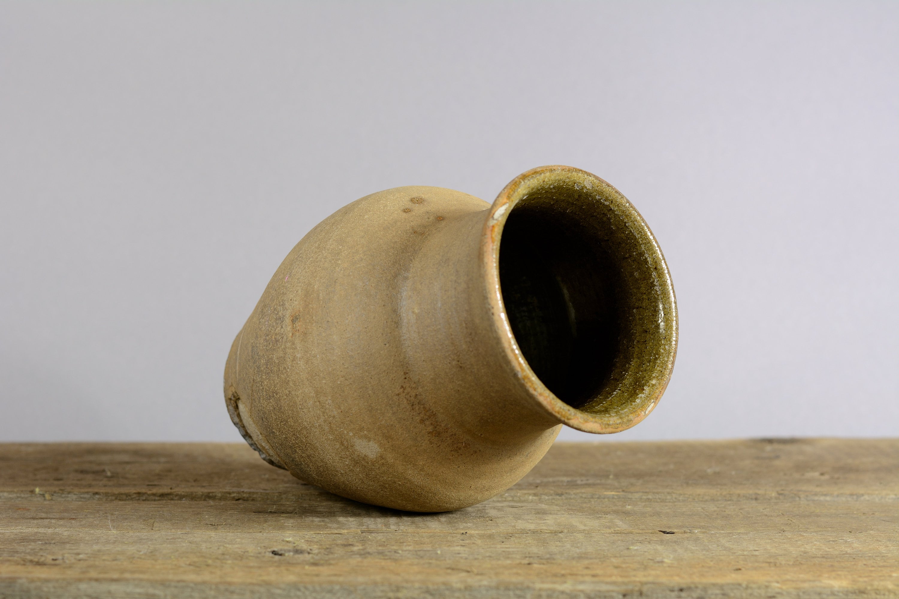 157 Rustic Brown-gray Clay Pot Vintage Ukrainian Ceramic Pot - Etsy