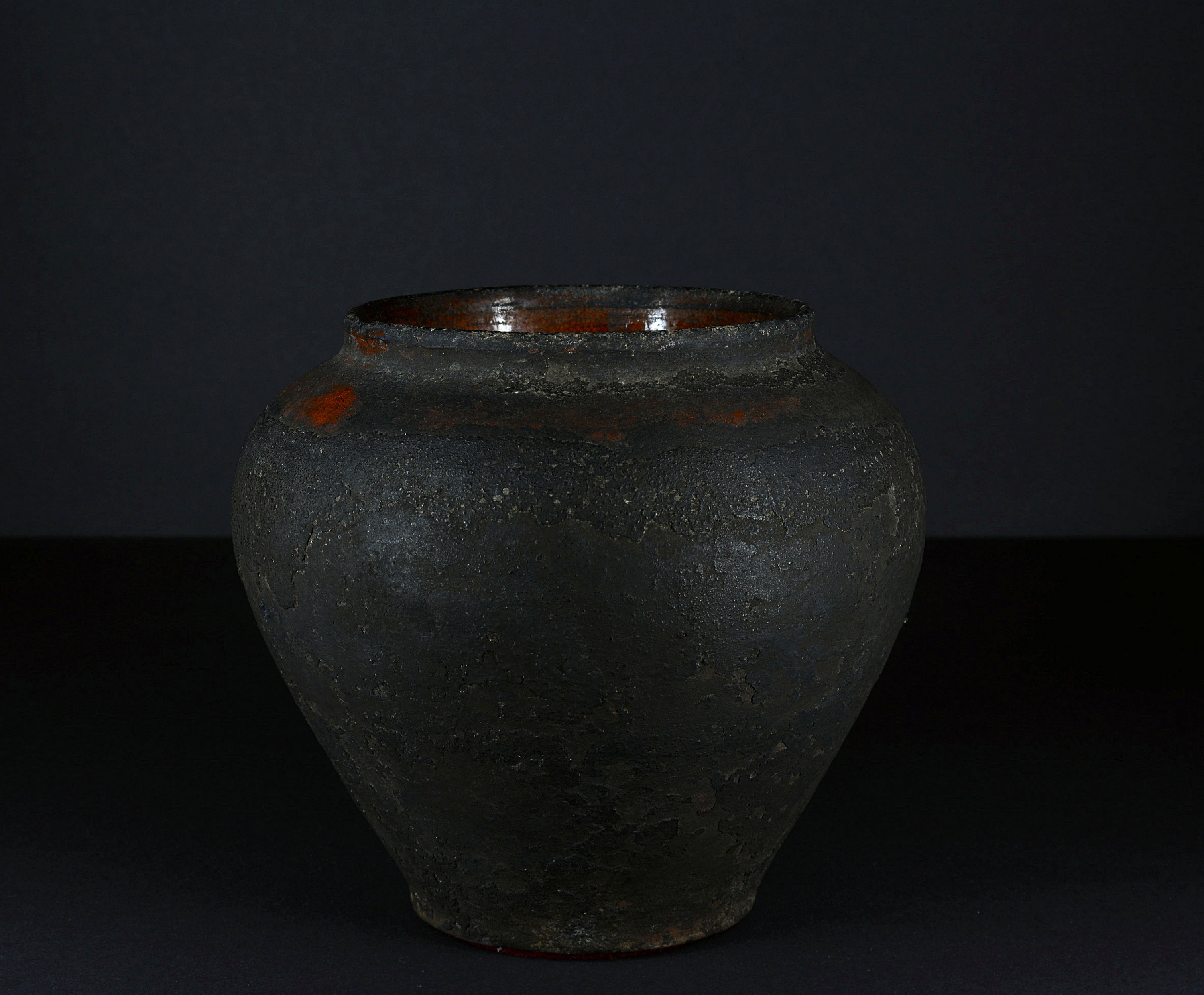 108 Ukrainian Black Clay Pot, Vintage Antique Terracotta Pot, Ancient ...