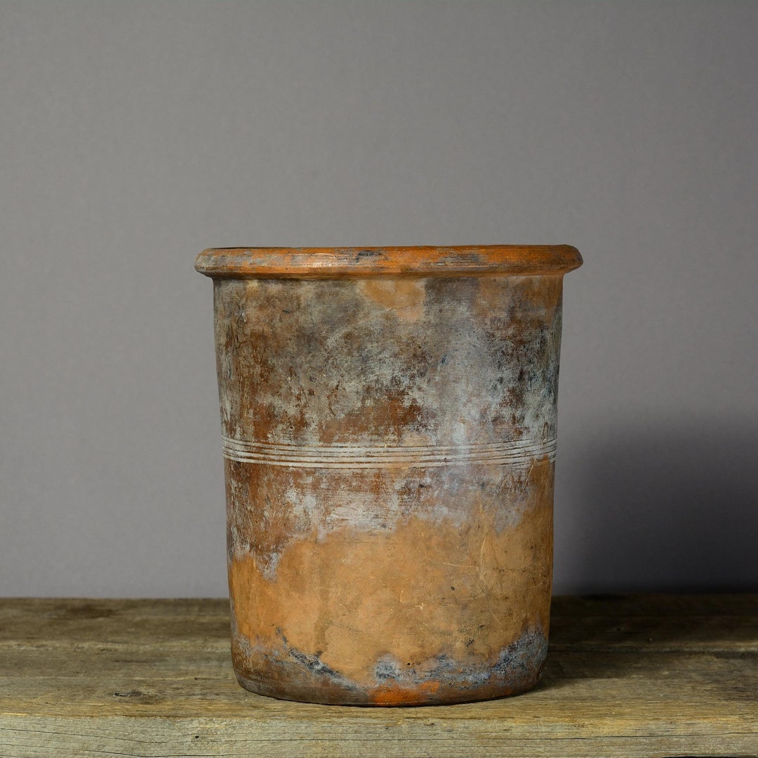 396 Antique Ukrainian Clay Vessels, Glazed Vintage Baking Dishes ...