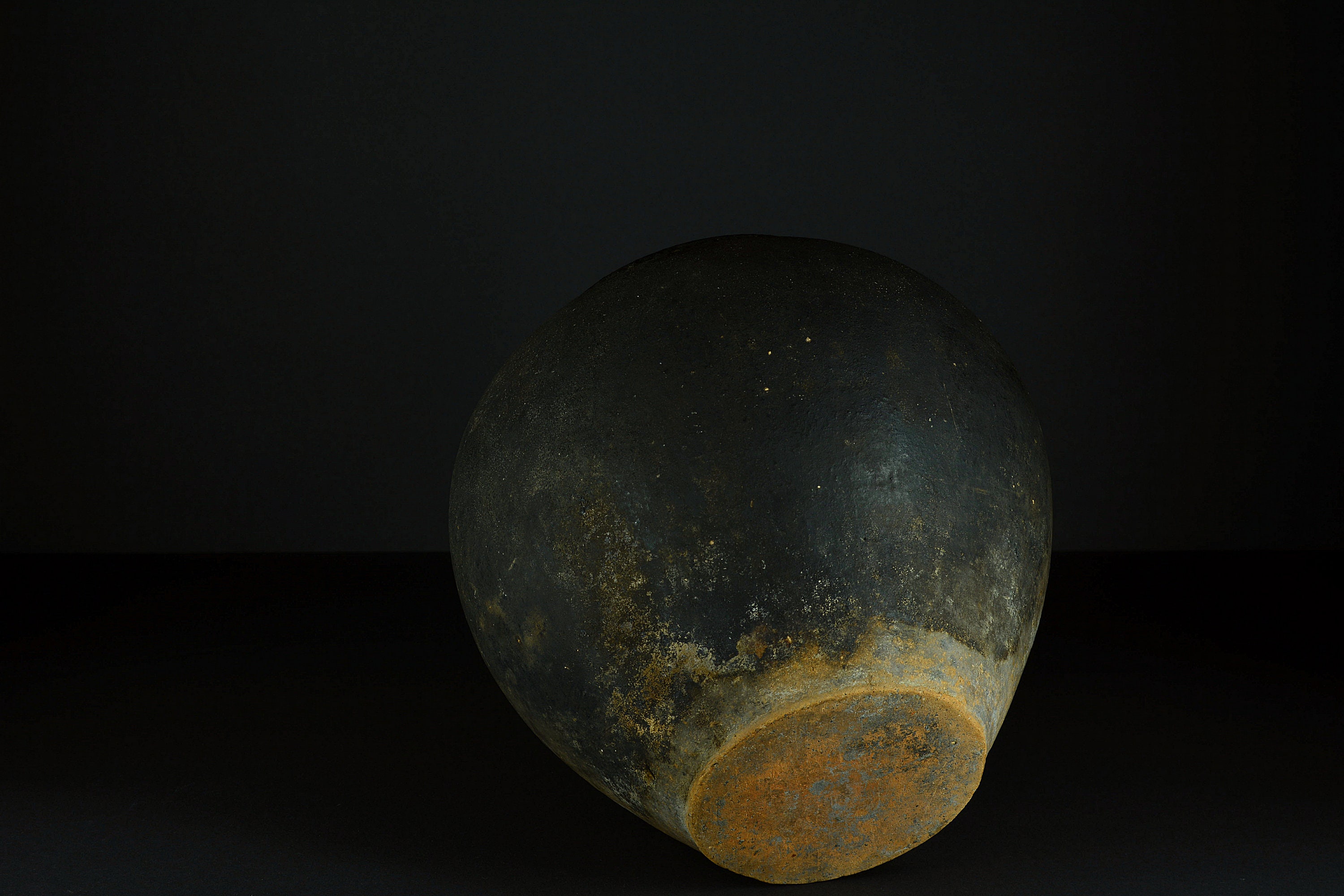 106 Antique Black Clay Pot Vintage Terracotta Pot Wabi-sabi - Etsy