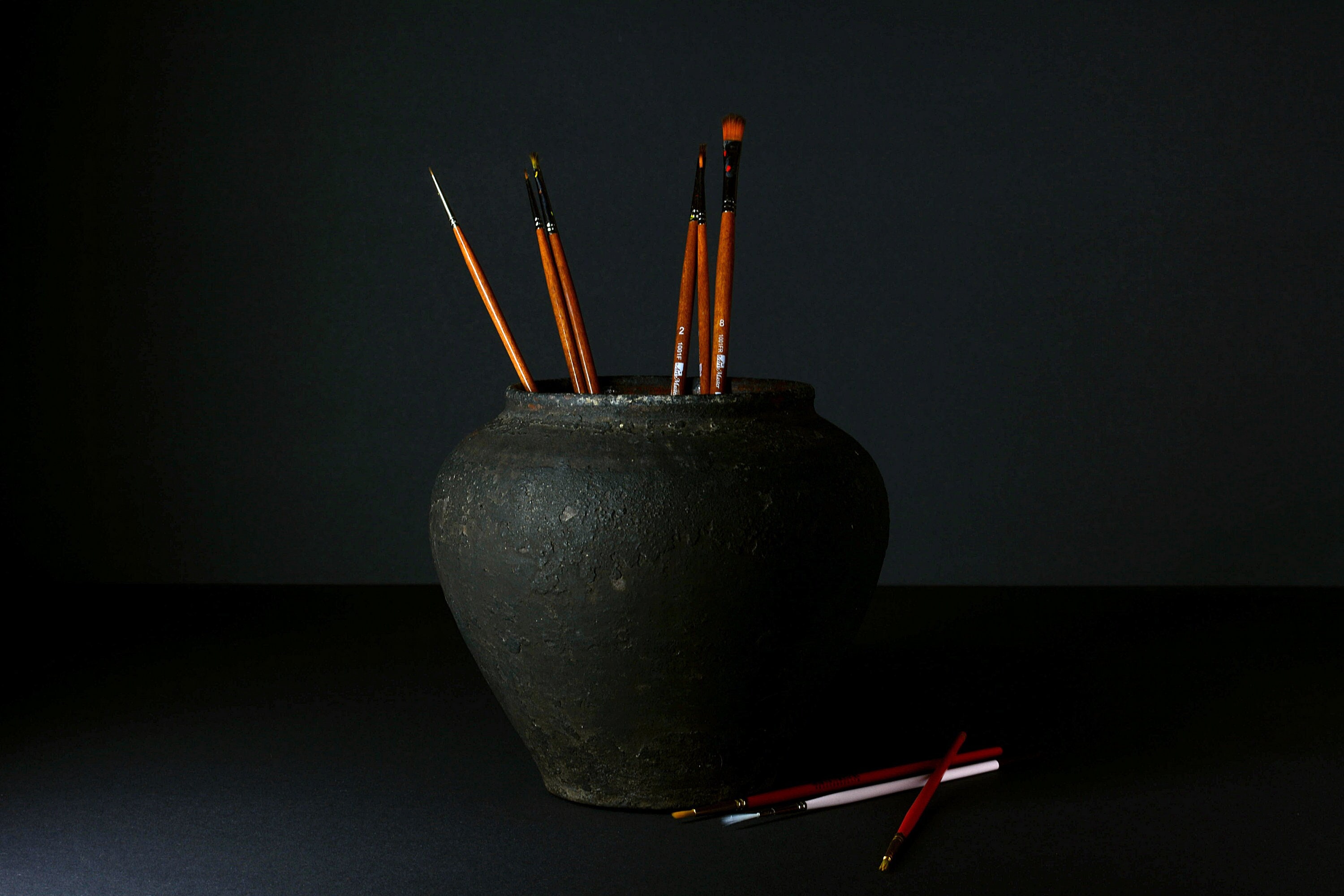 108 Ukrainian Black Clay Pot, Vintage Antique Terracotta Pot, Ancient ...