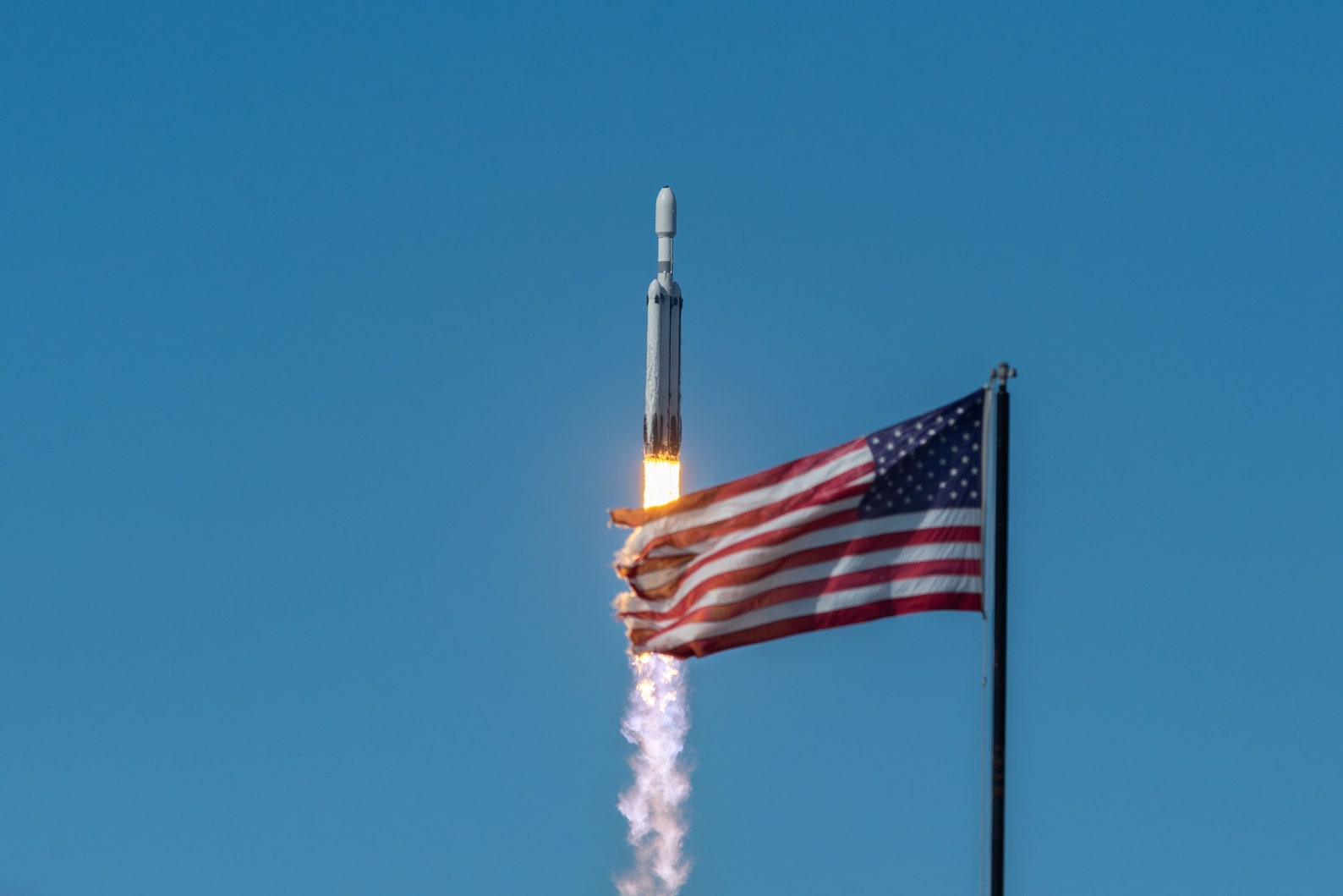 Spacex Launch Print, Falcon Heavy Photo Print, Spacex Rocket Launch ...