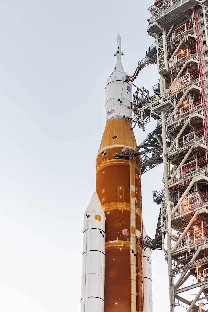 NASA Space Launch System Rocket Photo SLS Photo Print - Etsy
