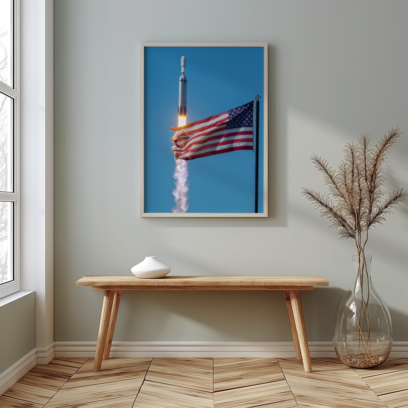 Spacex Launch Print, Falcon Heavy Photo Print, Spacex Rocket Launch ...