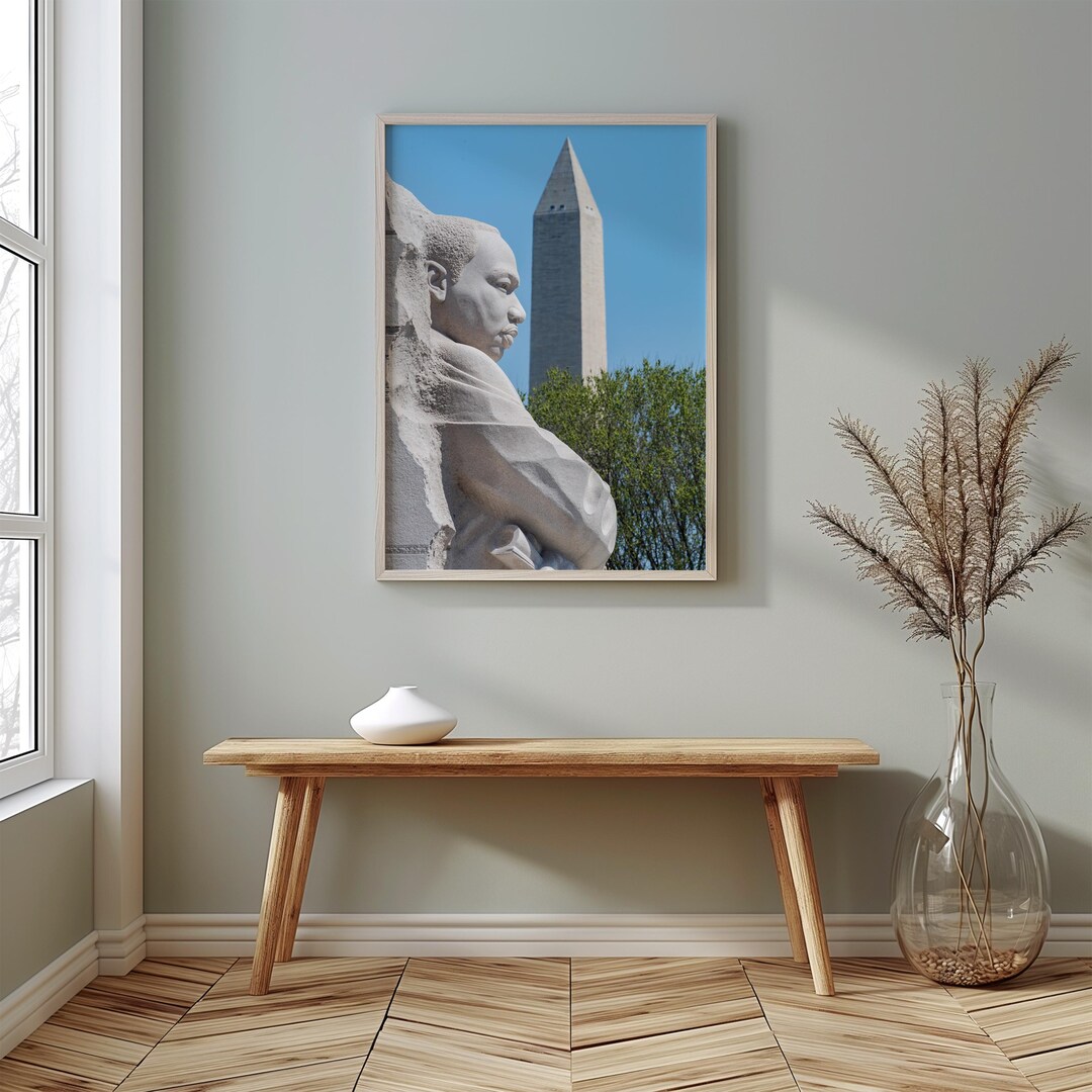 Washington DC Print, MLK Memorial Print, MLK Jr, Martin Luther King Jr ...