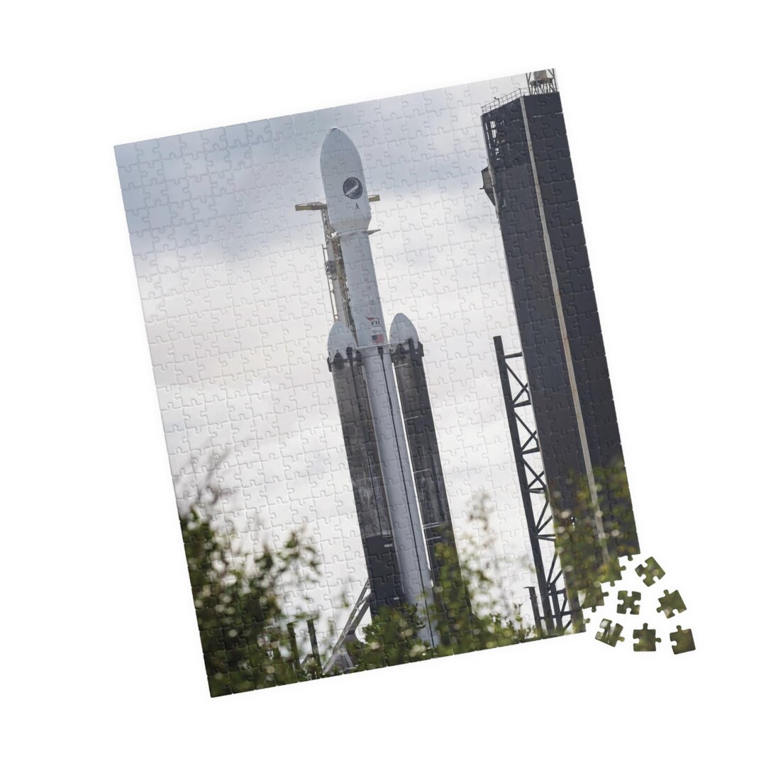 Spacex Rocket Puzzle, Rocket Launch Puzzle, Falcon Heavy Rocket Puzzle ...