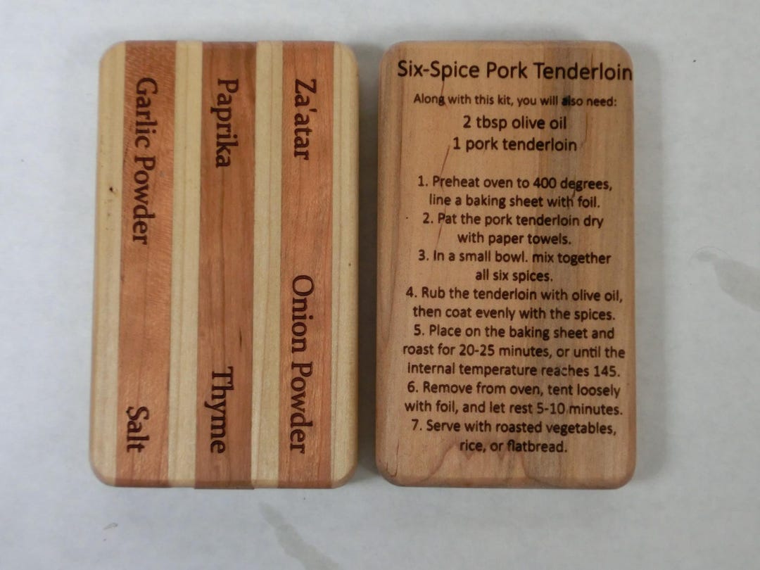 Spice Box Recipe Kit Handmade - Etsy