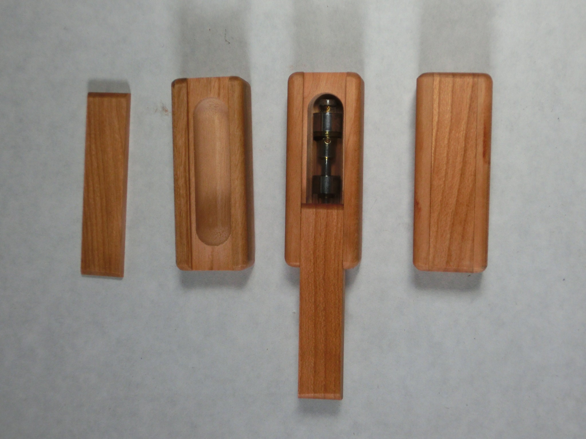 Handmade Wooden Vape Cartridge Box With Sliding Dovetail Lid - Etsy