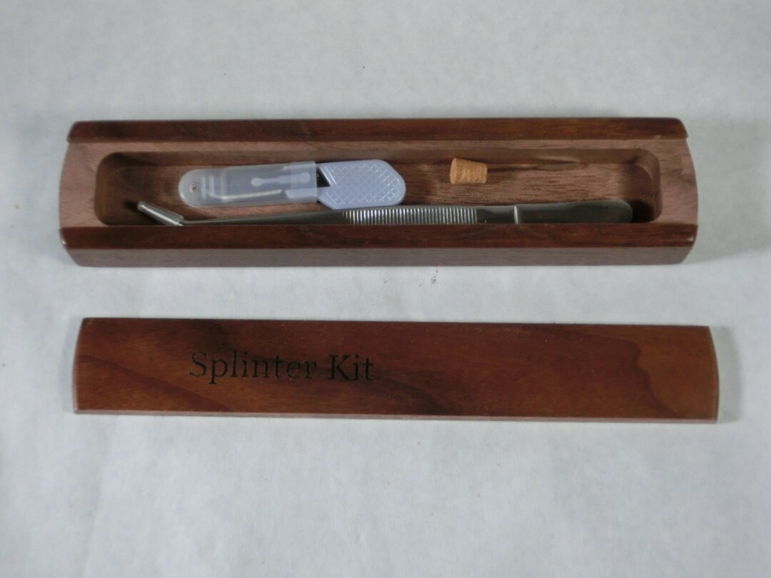 Handmade Wooden Splinter Removal Kit - Etsy