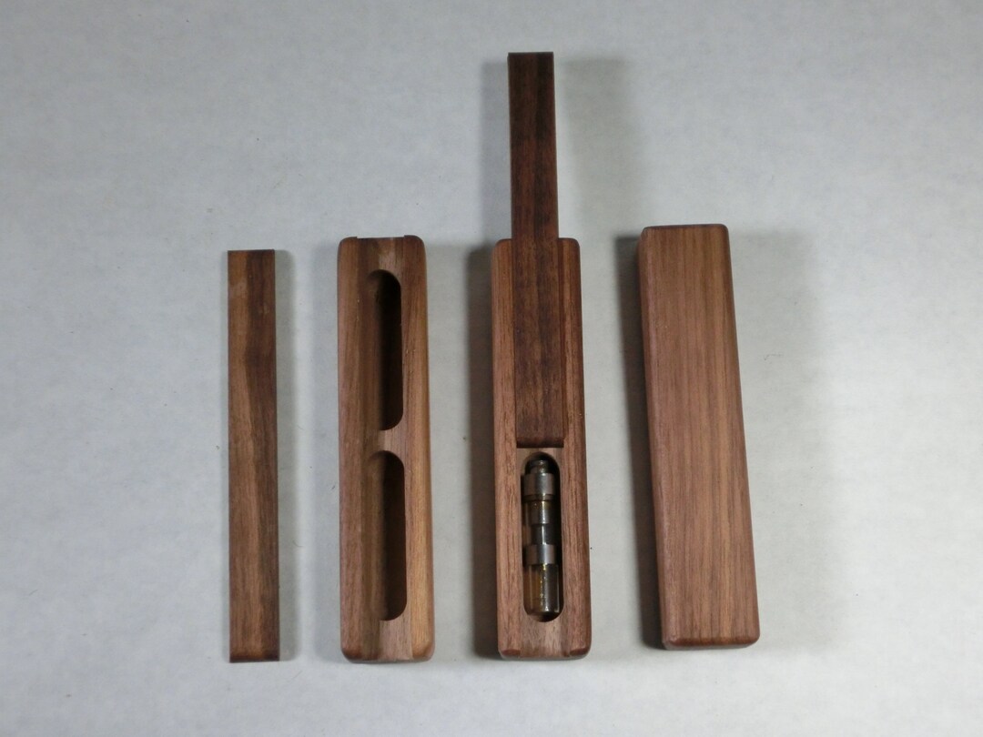 Handmade Wooden Vape Cartridge Box With Sliding Dovetail Lid - Etsy