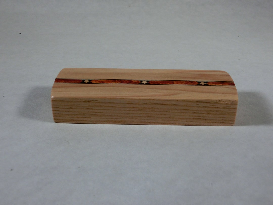 Inlaid Hickory Box With Dovetailed Sliding Lid and Magnetic Catch - Etsy