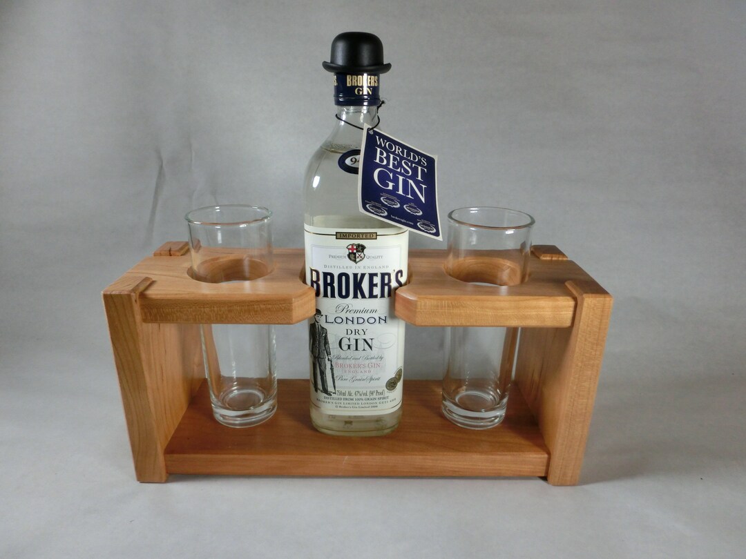 Handmade Wooden Gin Drink Kit - Etsy