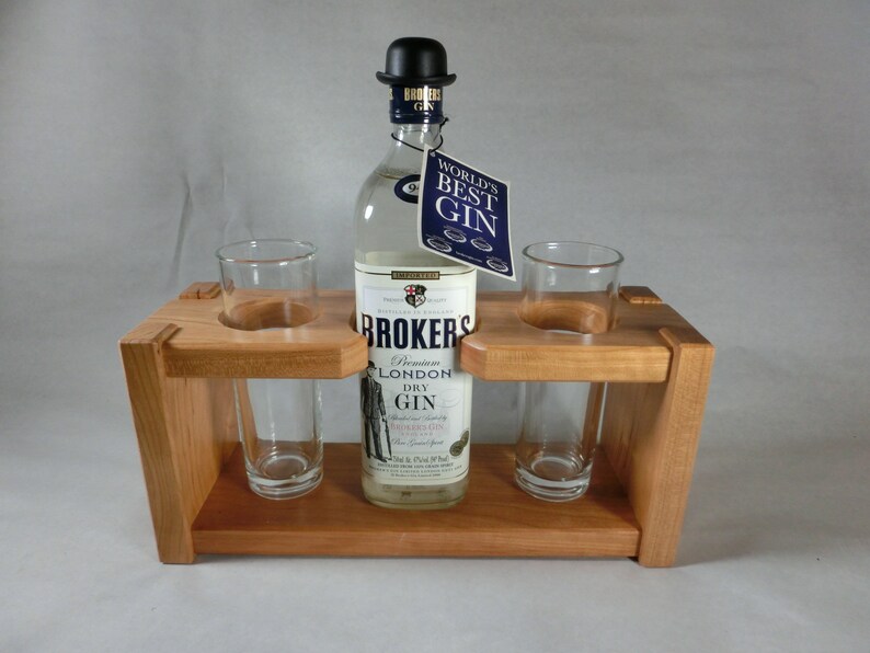 Handmade Wooden Gin Drink Kit - Etsy