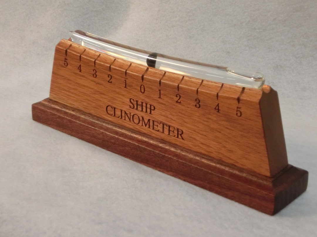 Handmade Engraved Ship Clinometer - Etsy
