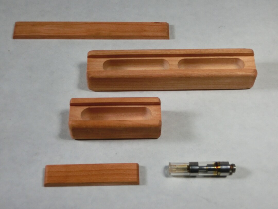 Lot of 2 Handmade Wooden Vape Cartridge Boxes - Etsy