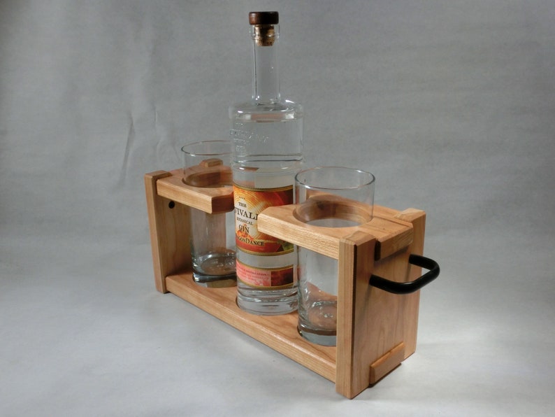 Handmade Wooden Gin Drink Kit - Etsy