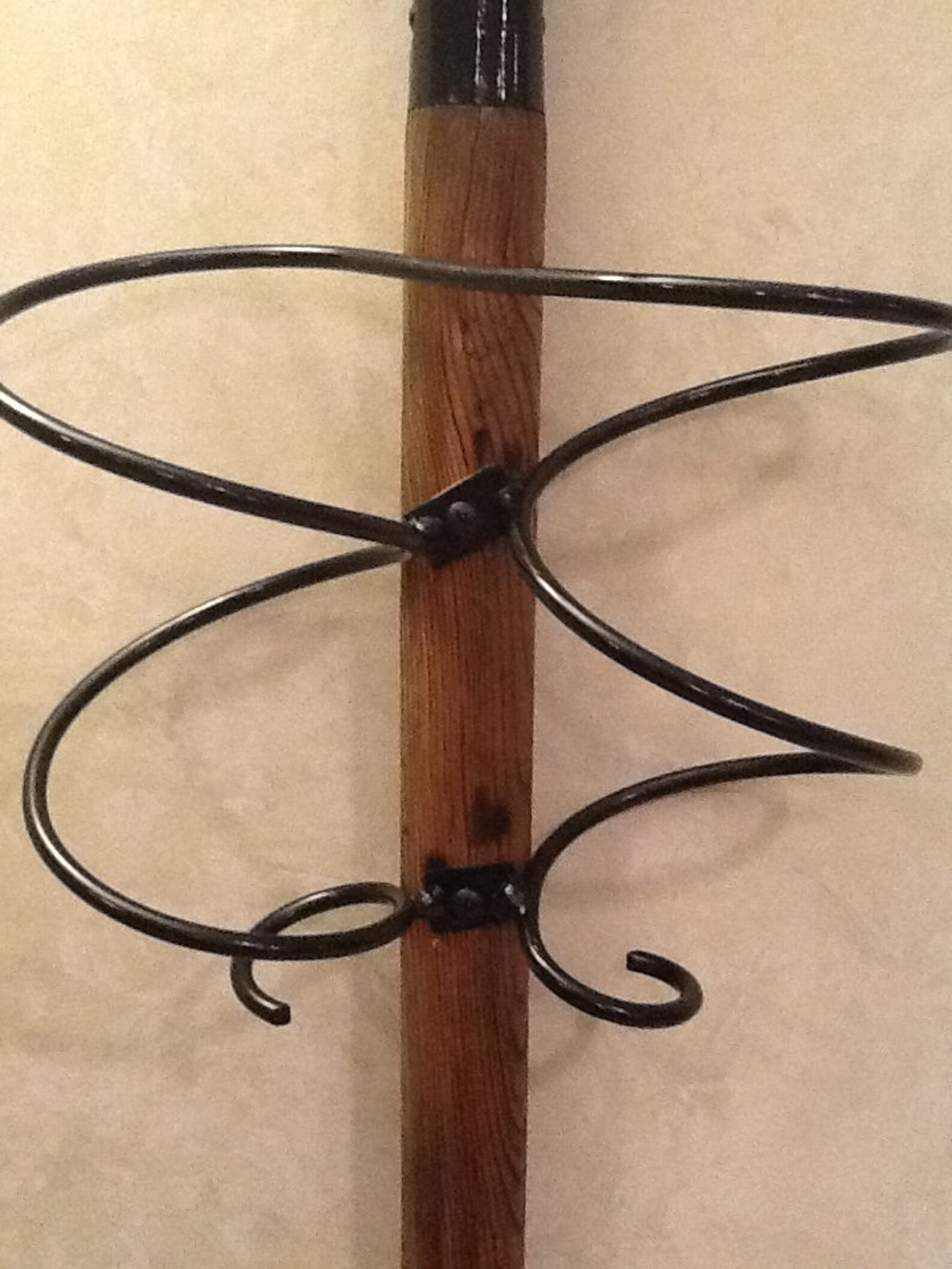 Garden Rake Wine Bottle and Glass Rack - Etsy