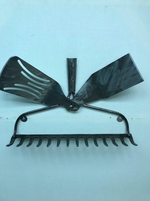 Garden Rake Barbecue Utensil Rack - Etsy