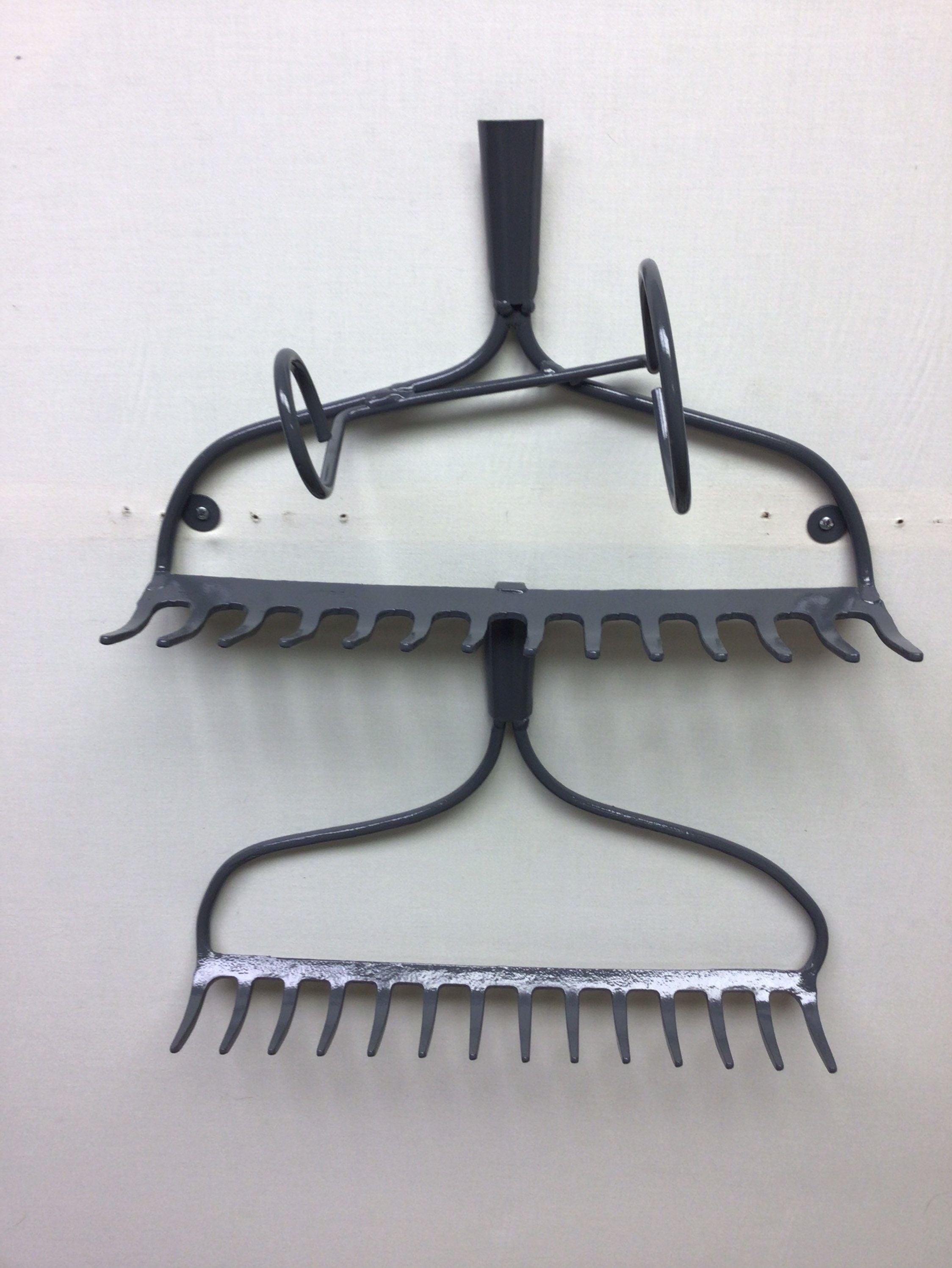 Garden Rake Wine Glass Rack - Etsy