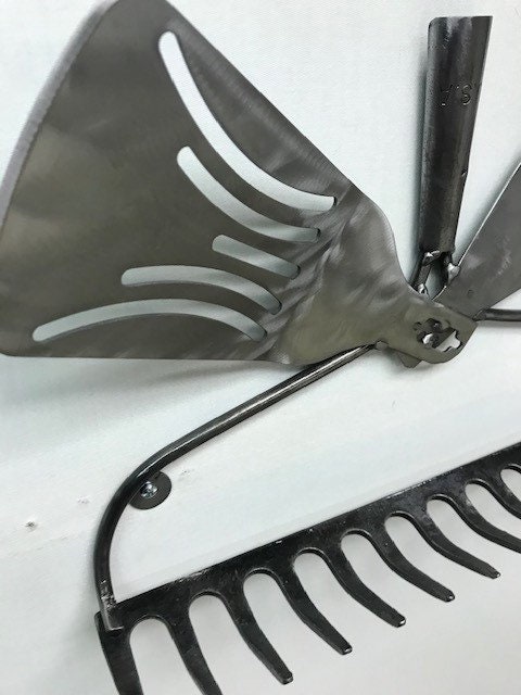 Garden Rake Barbecue Utensil Rack - Etsy