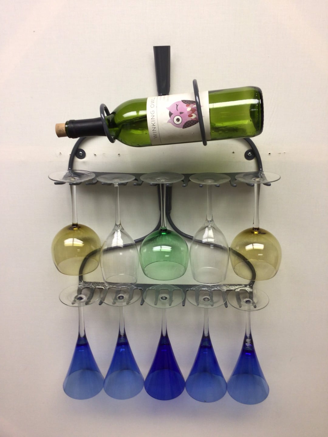 Garden Rake Wine Glass Rack - Etsy