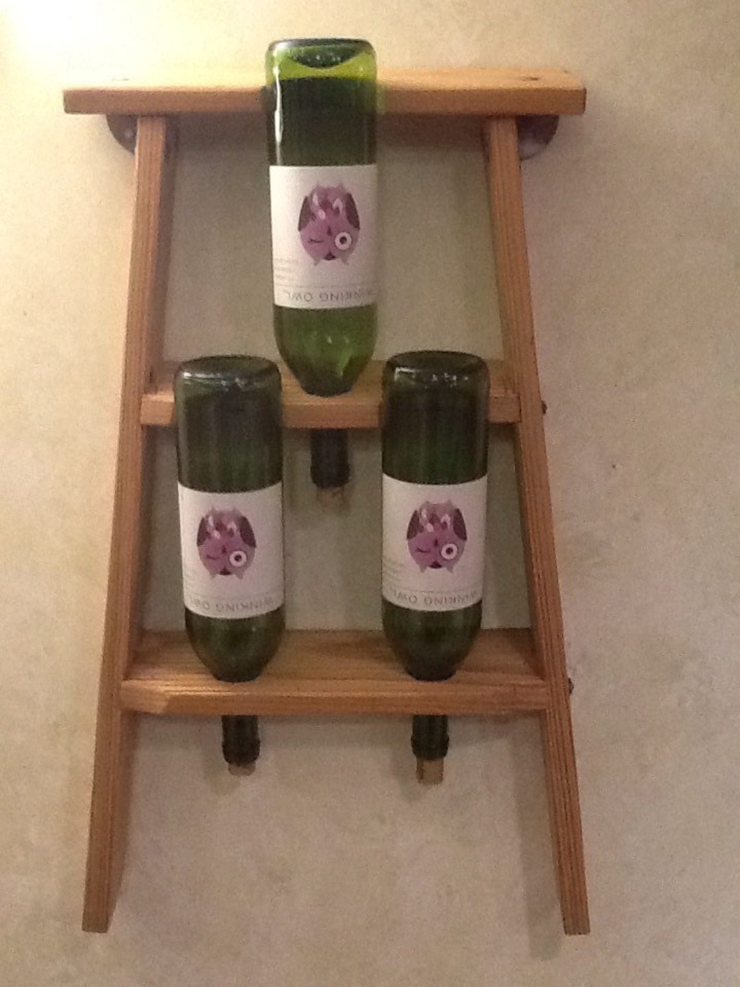Wine Bottle Rack Farm Ladder - Etsy