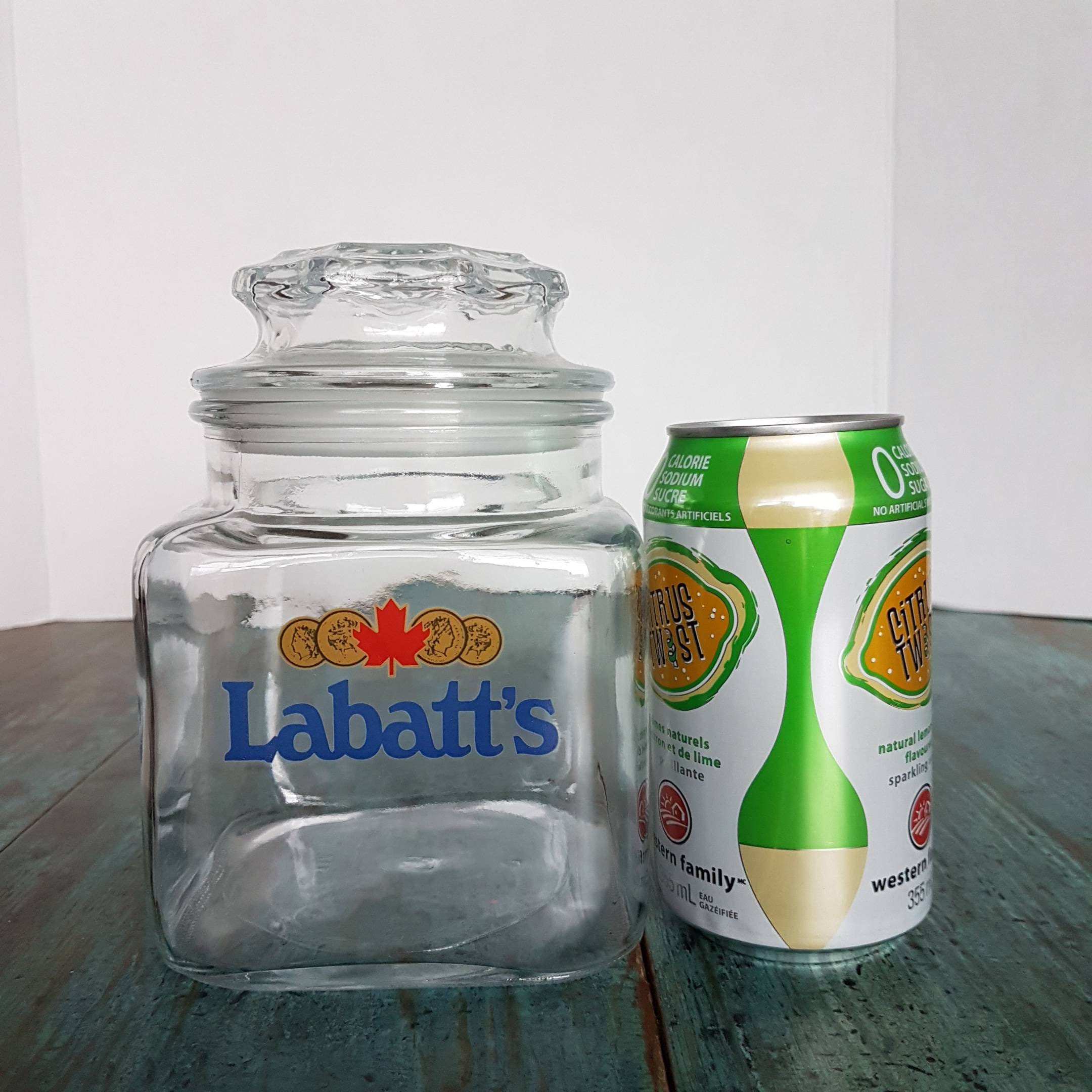 Vintage Labbatt's Labbatt Beer Glass Jar With Lid - Etsy