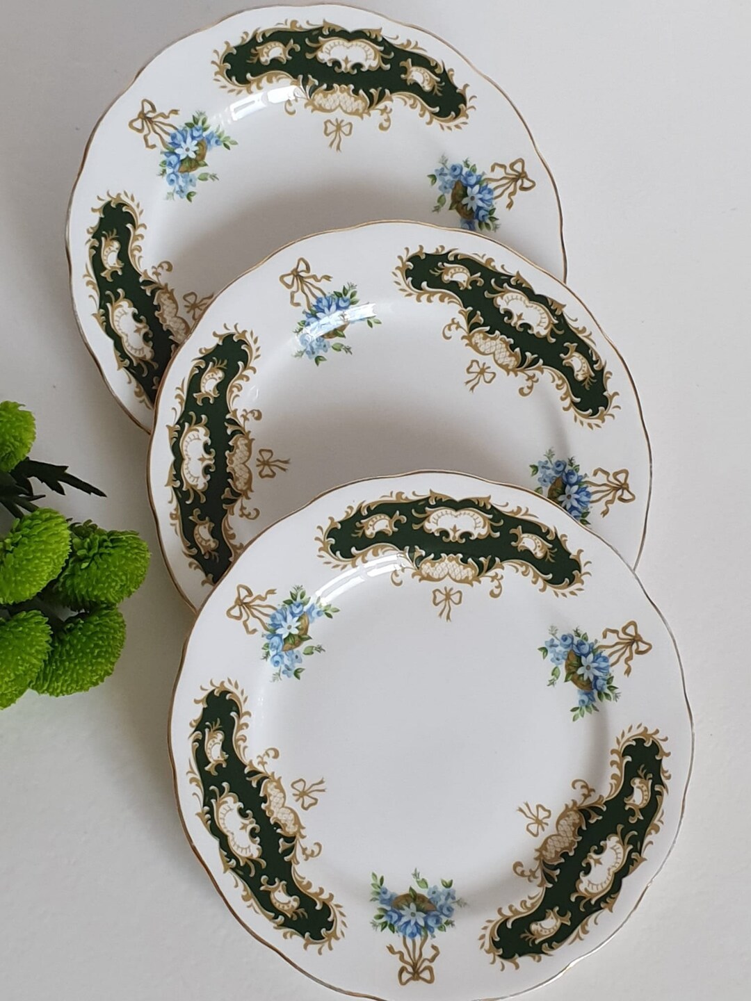 Vintage Ridgeway Queen Anne Bone China Tea/side Plates X3 - Etsy