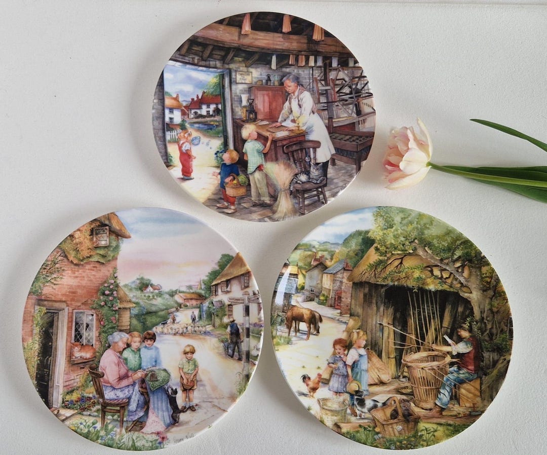 Vintage Royal Doulton 'old Country Crafts' by Susan Neale, Set of 3 ...