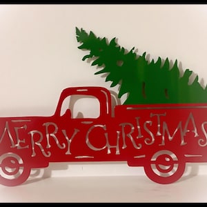Christmas Tree Truck Plasma Dxf File Plasma, Laser - Etsy