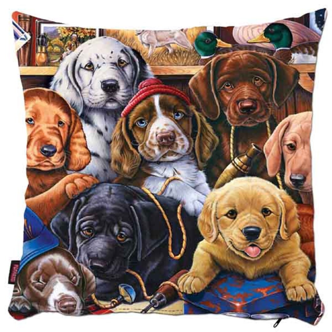 Dogs Pillow Cover Decorative Pillow Cover 16x16 Throw - Etsy
