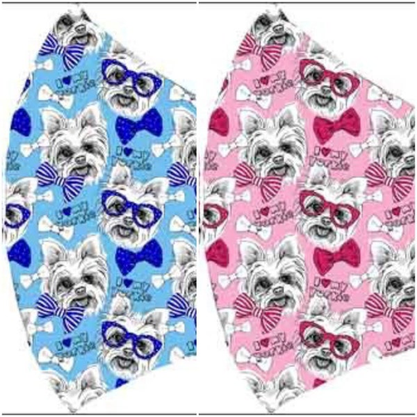 Yorkie Mask - Etsy