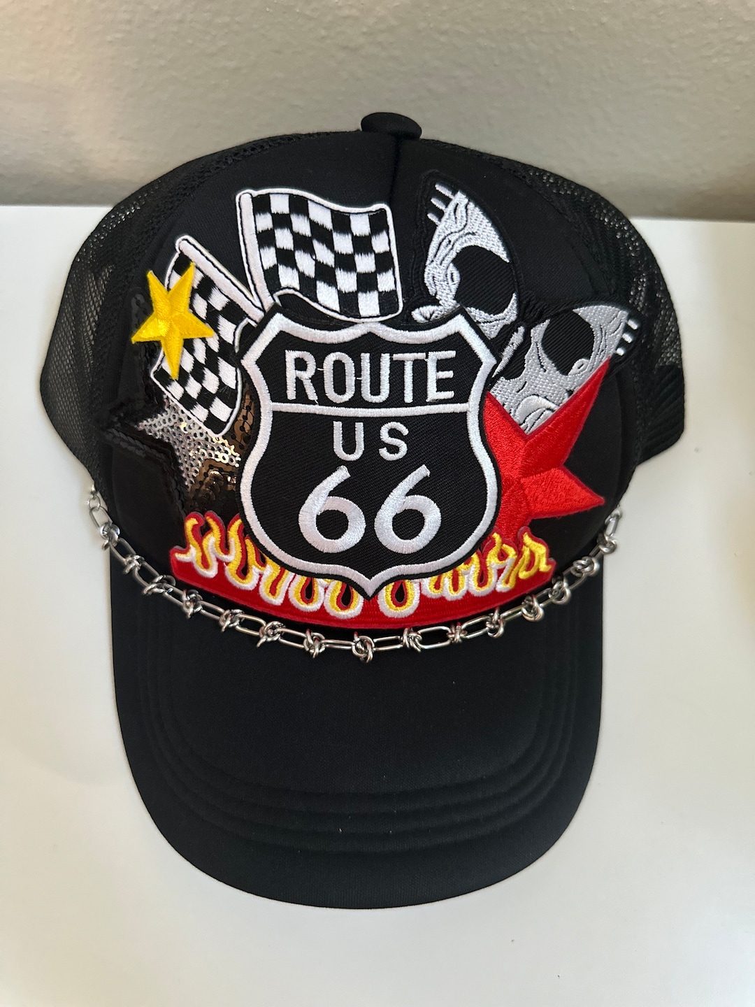 Edgy Route 66 Trucker Hat - Etsy