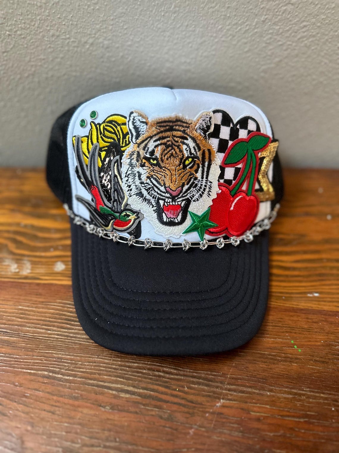 Edgy Tiger Trucker Hat - Etsy