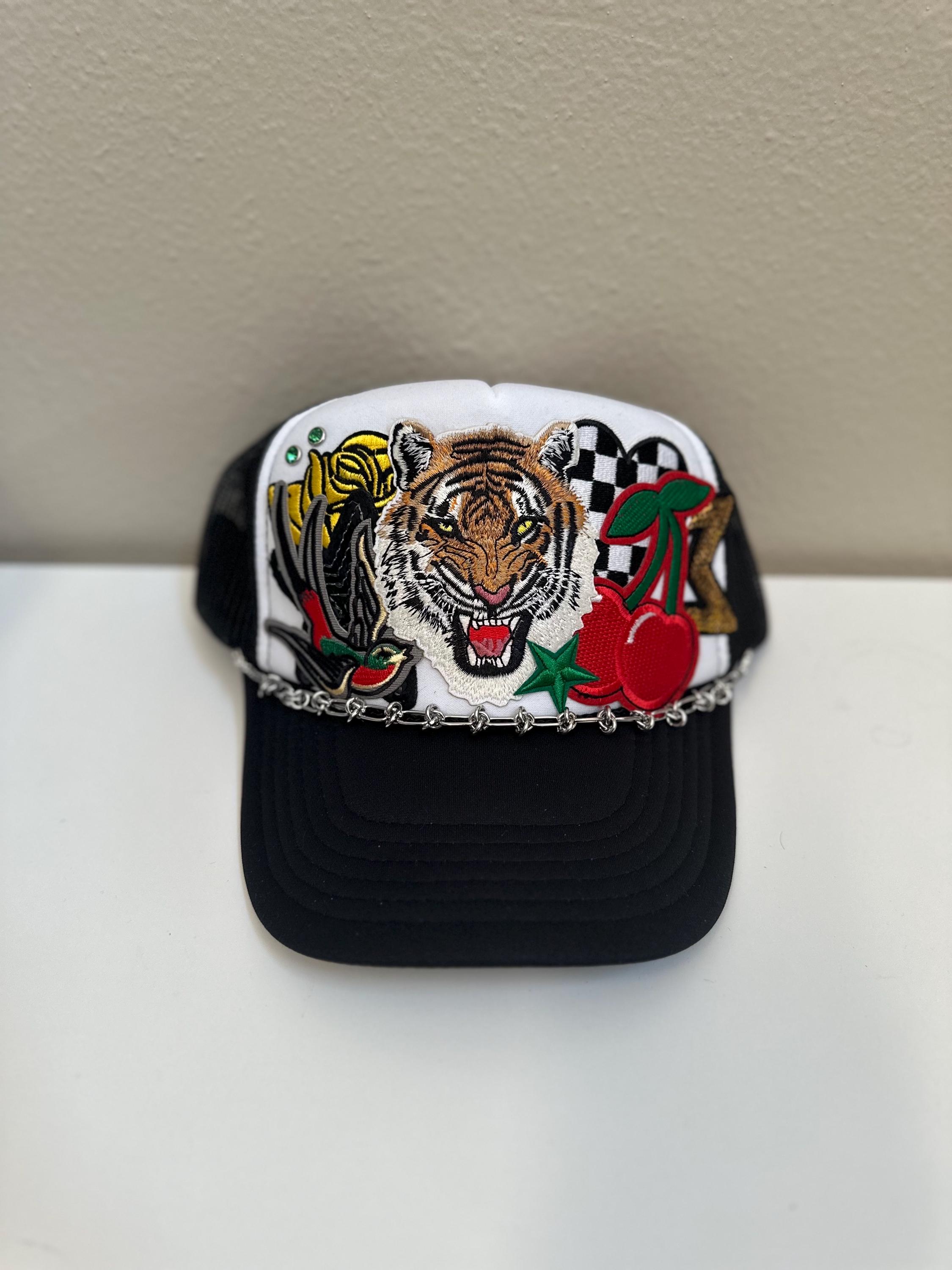 Edgy Tiger Trucker Hat - Etsy