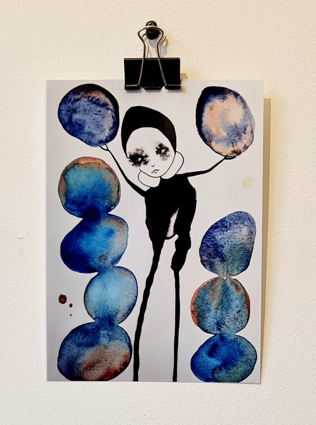 Weird Figure Art Print: Quirky Abstract Stone Game - Etsy