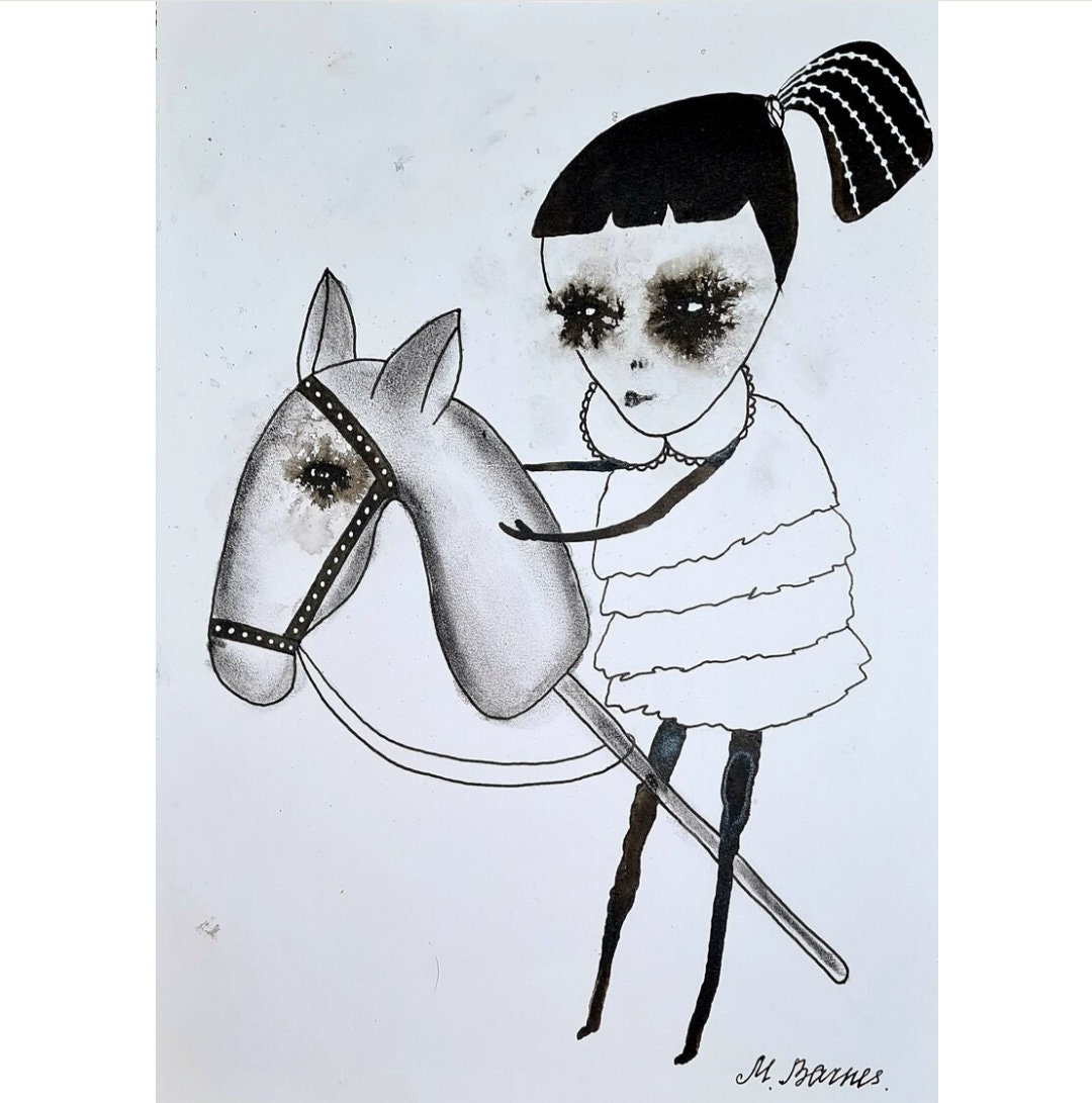 Stick Horse Drawing
