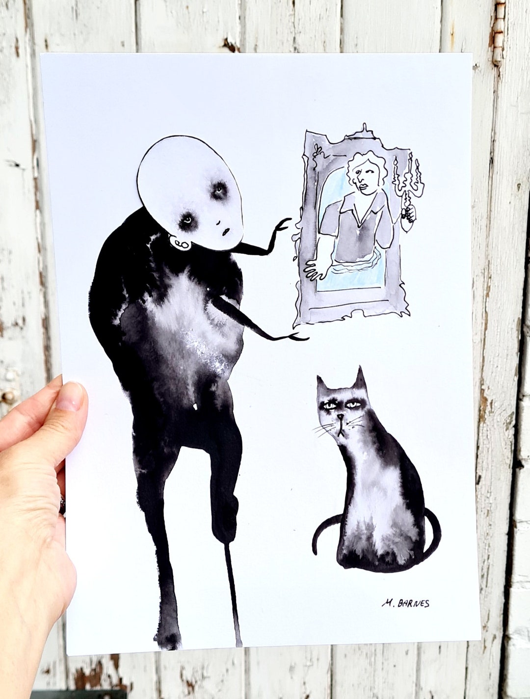 Appears of the Haunted Soul Original Art by Marina Barnes Gothic Art ...