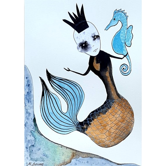 Strange Mermaid From The Sea