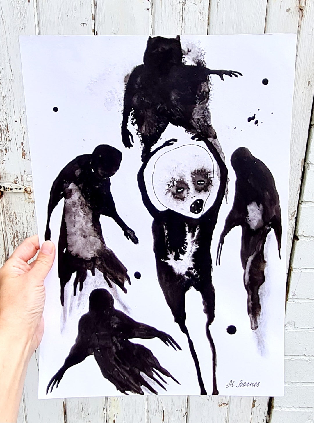 Arte de terror, Macabro, Arte oscuro, Fantasmal, Dibujo de terror, Arte ...