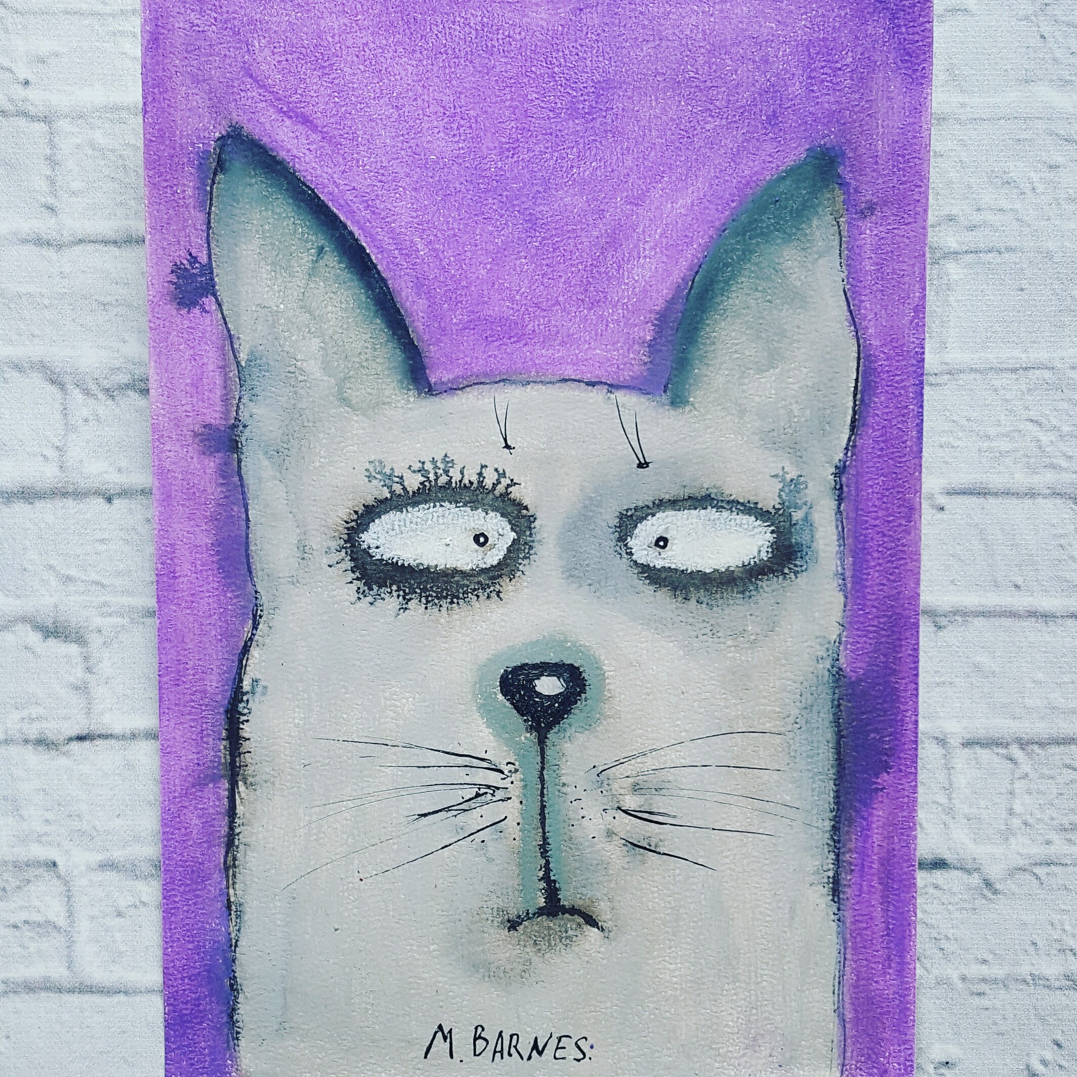 Crazy Cat Drawing
