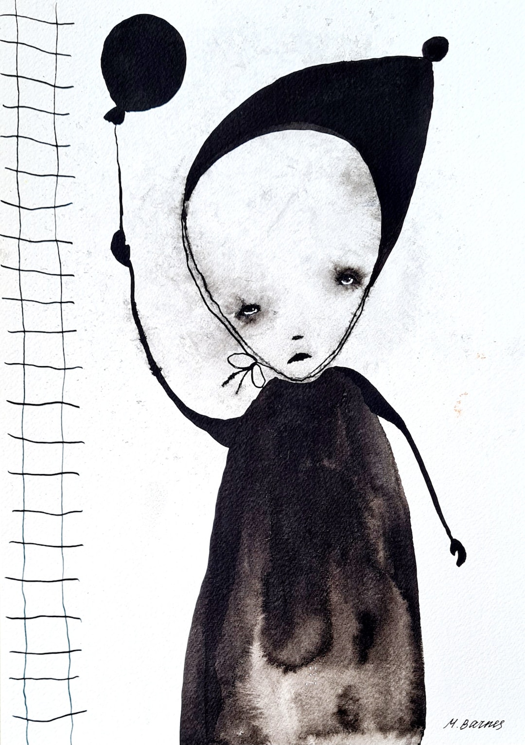 Abstract Art Abstract Figures Outsider Art Black White Picture Weird ...