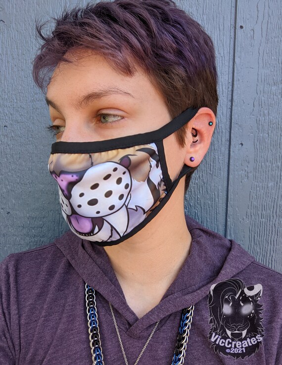 Saber Tooth Face Mask - Etsy